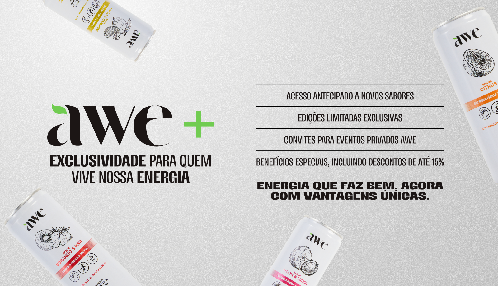 AWE Energy | A bebida funcional que te acompanha no dia a dia