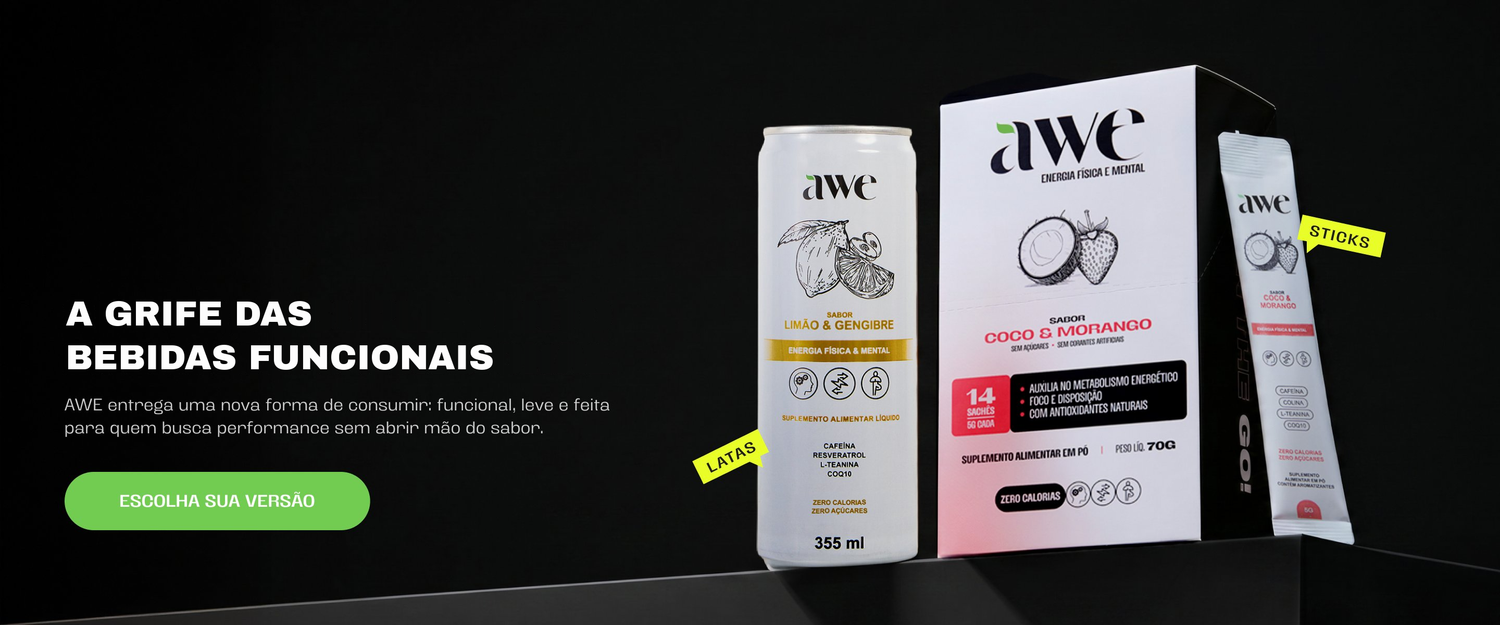 AWE Energy | A bebida funcional que te acompanha no dia a dia