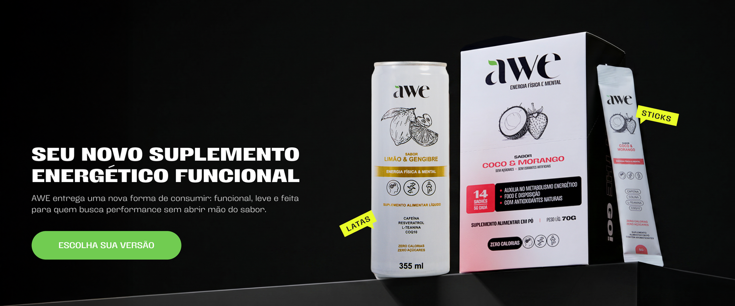 AWE Energy | A bebida funcional que te acompanha no dia a dia