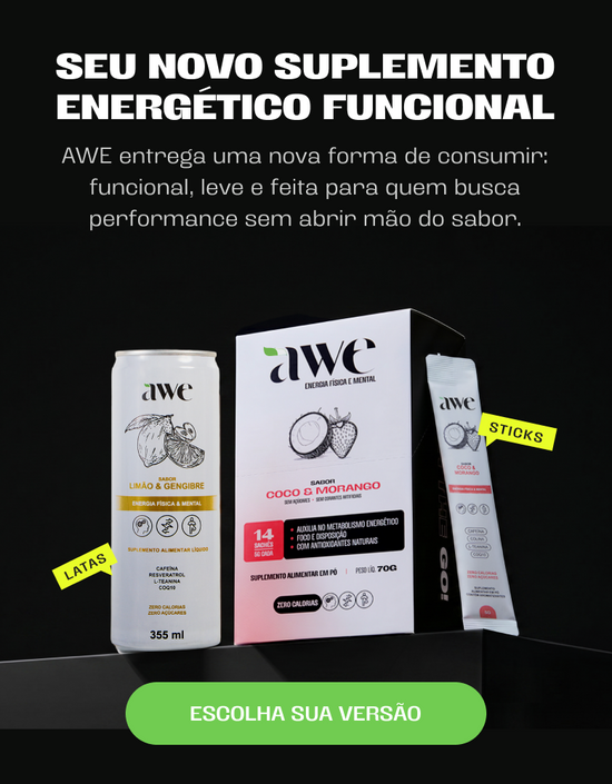 AWE Energy | A bebida funcional que te acompanha no dia a dia