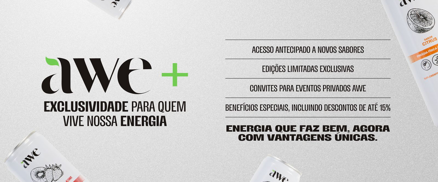 AWE Energy | A bebida funcional que te acompanha no dia a dia